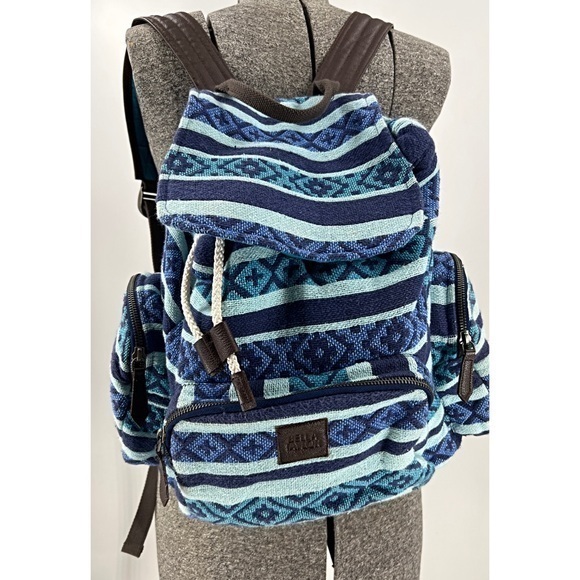 Bella Taylor | Bags | Bella Taylor Blue Boho Beach Aztec Print Cotton ...